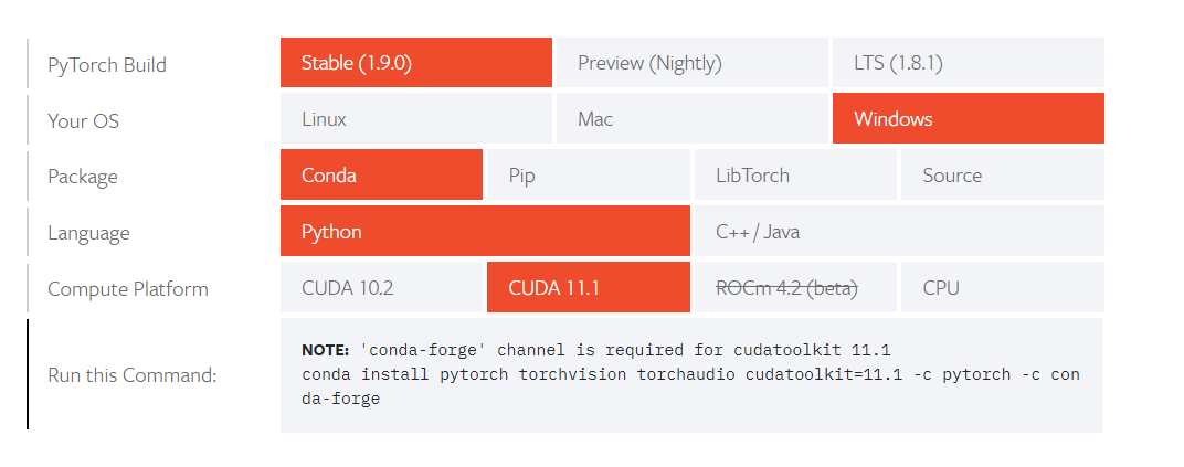 RTX3050ti安装pytorch1.9_pytorch 3050ti-CSDN博客