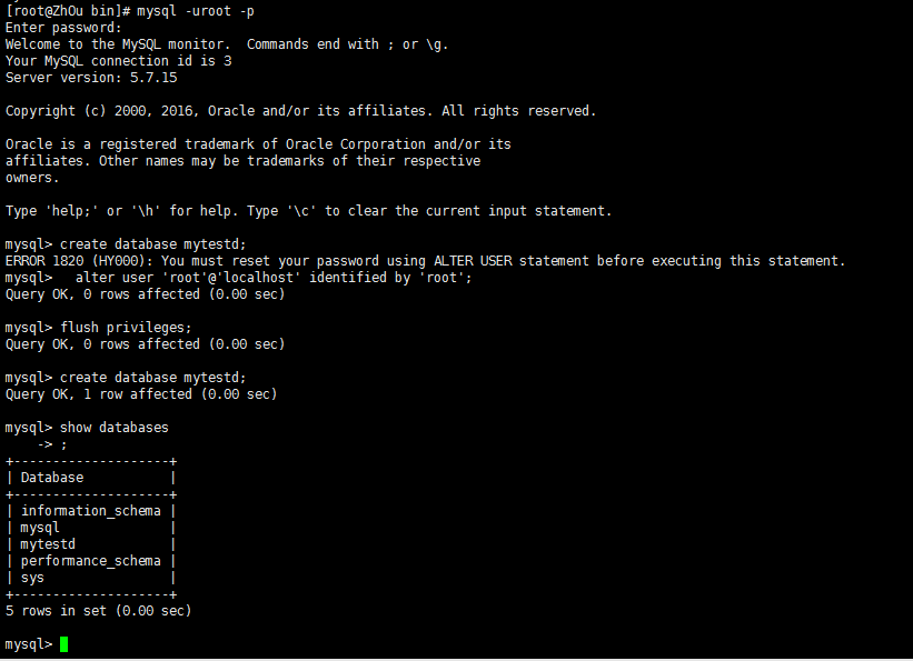 Linux系统指定目录下安装配置Mysql 5.7.15步骤图文详解_linux centos7在指定目录安装部署mysql5.7.34-CSDN博客