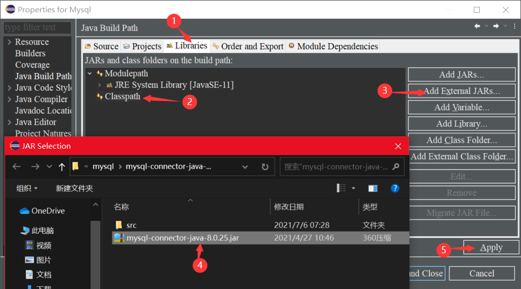 MySQL下载、安装及Java JDBC配置连接数据库(多图详解 超详细)_mysqljdbc驱动包下载配置教程-CSDN博客