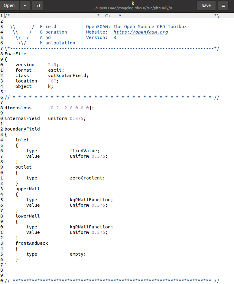 *#OpenFOAM安装后的第一个案例的理解与运行（pitzDaily）-CSDN博客