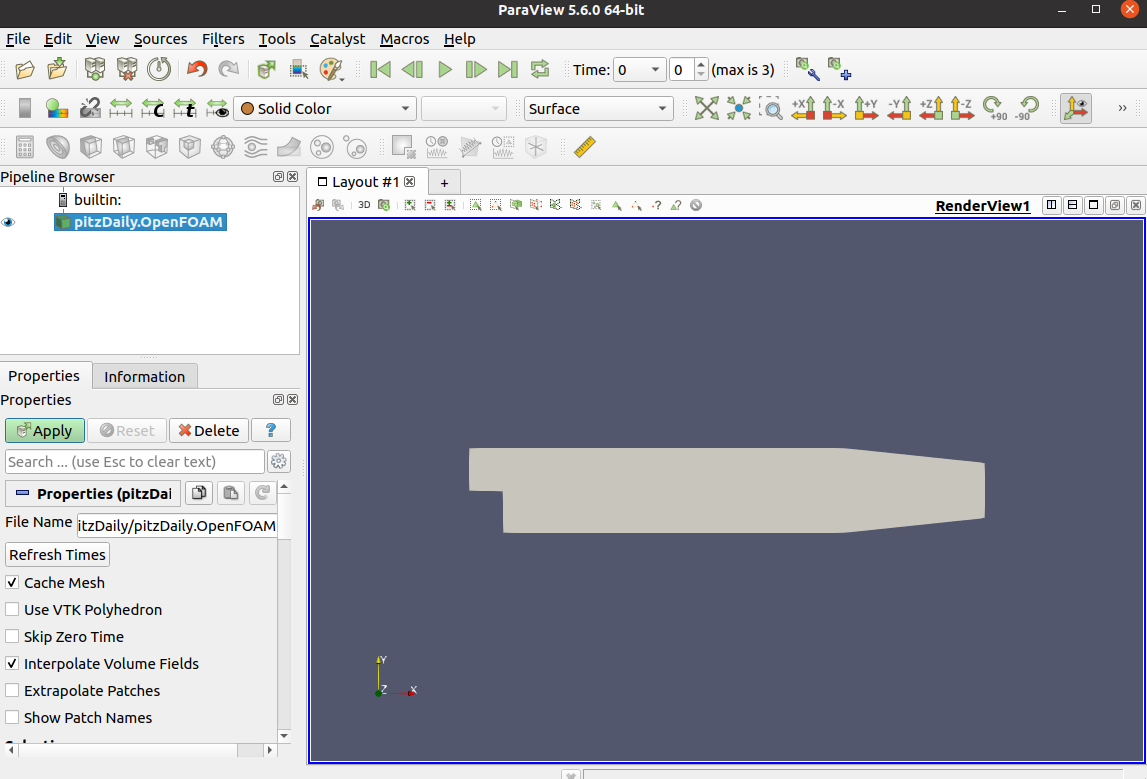 *#OpenFOAM安装后的第一个案例的理解与运行（pitzDaily）-CSDN博客