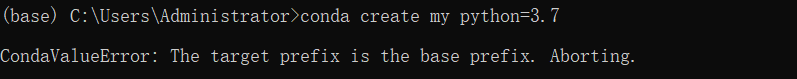Anaconda_anaconda配置虚拟环境 the target prefix is the base prefi-CSDN博客