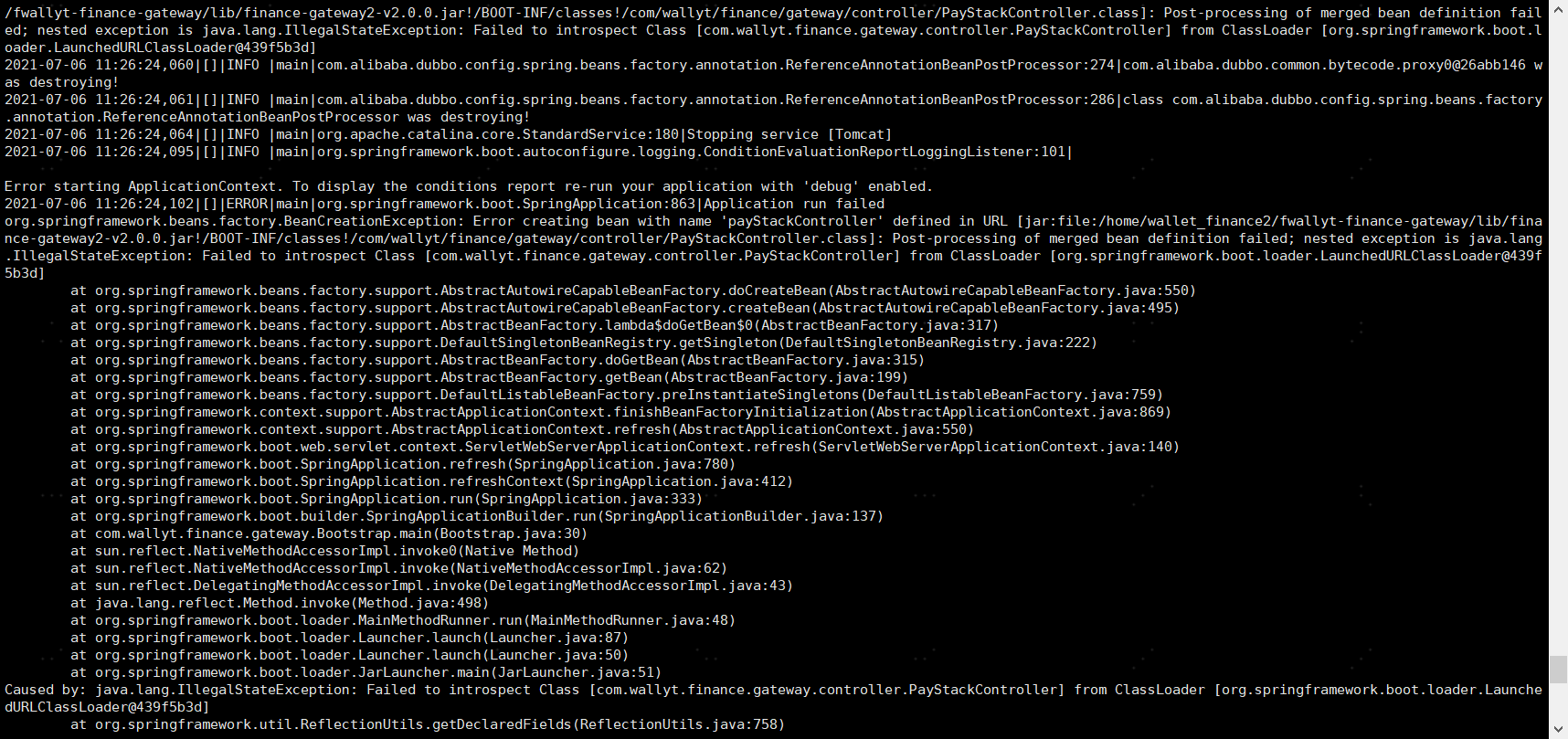 Fail To Introspect Class Fail To Invoke Class Csdn博客 
