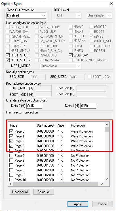 MDK KEIL 烧录STM32下载错误：Flash Timeout.Reset the Target and try it again.解决办法（芯片解锁 解除读报护）_flash ...