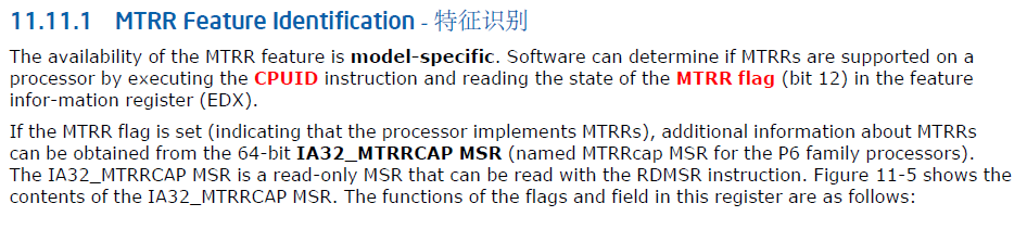 内存类型范围寄存器 (MTRR)_系统固件已在睡眠状态转换(s4)期间更改了处理器的内存类型范围寄存器(mtrr)。这可-CSDN博客