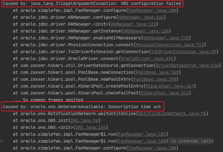 Oracle问题排查 ONS configuration failed-CSDN博客