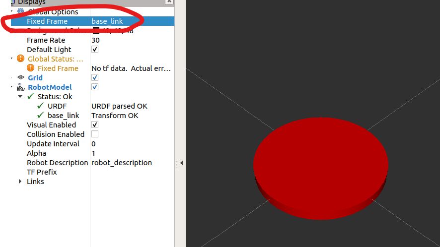 5 ROS仿真建模（1- urdf和rviz、gazebo的基础操作）_rviz robotmodel status error-CSDN博客