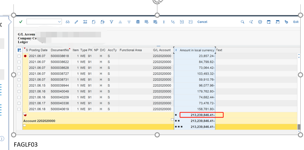 FAGLB03 显示的借贷方余额和双击后的金额合计不一致_借贷标记不一致sap_洛必不达的博客-CSDN博客