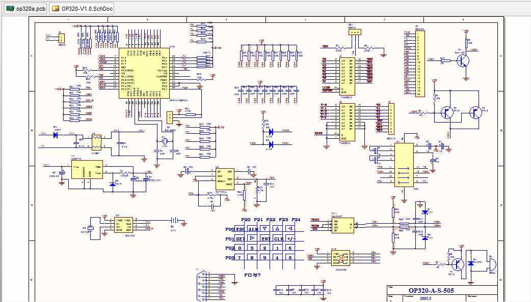 OP320A生产方案，文本屏人机界面方案。原理图，PCB，B OM，. HEX烧录码_固晶科技op320a-CSDN博客