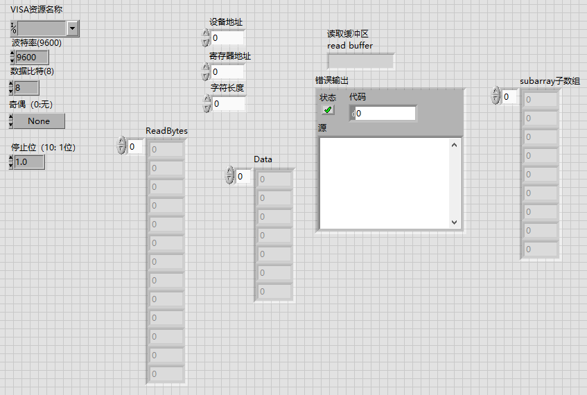 LabVIEW中的VISA函数串口通信的简单例子_labview visa 有哪些函数-CSDN博客