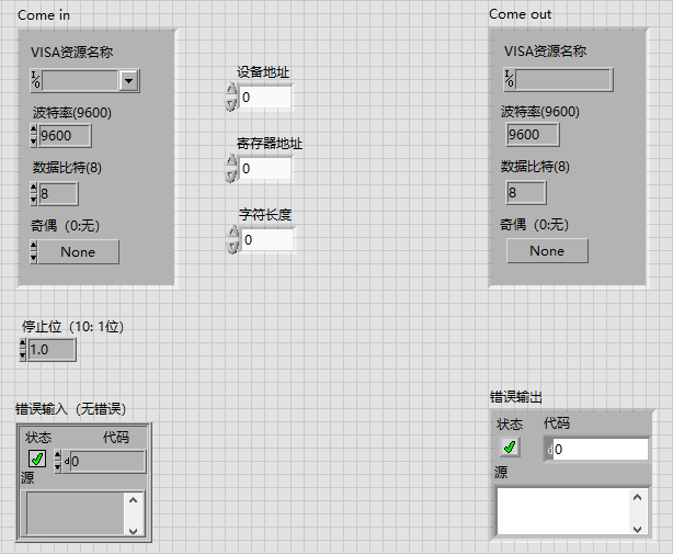 LabVIEW中的VISA函数串口通信的简单例子_labview visa 有哪些函数-CSDN博客