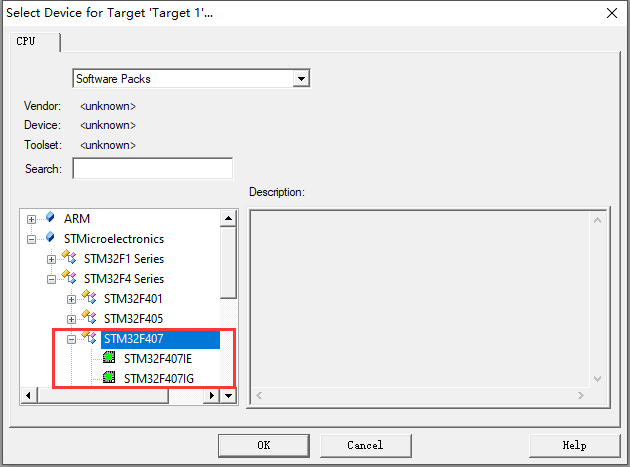 Keil5创建工程（STM32F407）_apm32f407 keil芯片支持包-CSDN博客