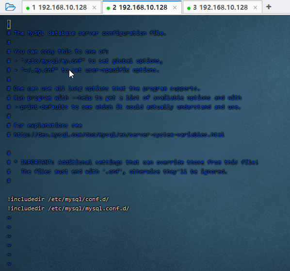 linux mysql5.7 的my.cnf 为空没有内容_my.cnf文件下没有mysqld-CSDN博客