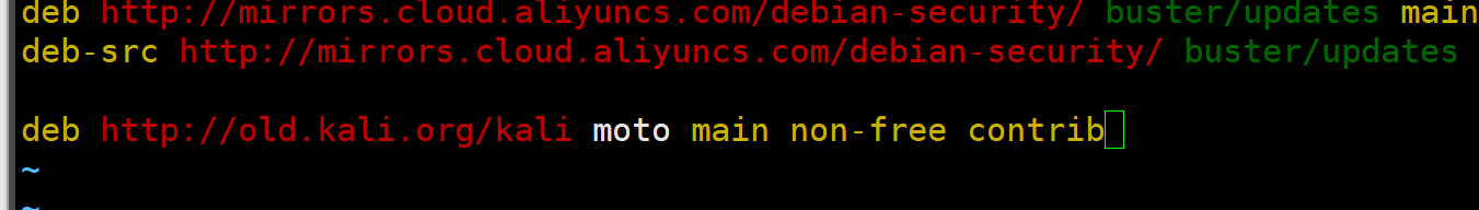 【kali换源后报错：The repository ‘http://old.kali.org/kali moto InRelease‘ is not signed.的解决办法】_the ...