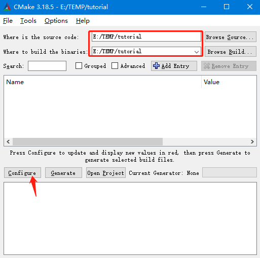 CMake入门（CMake-gui + Visual studio 2019）_cmake中如何选择vs2019-CSDN博客