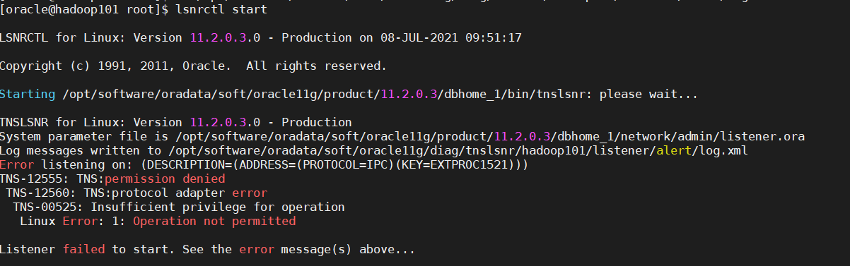 oracle突然无法远程连接（报错：ORA-12537: TNS:connection closed）_navicat ora-12537-CSDN博客