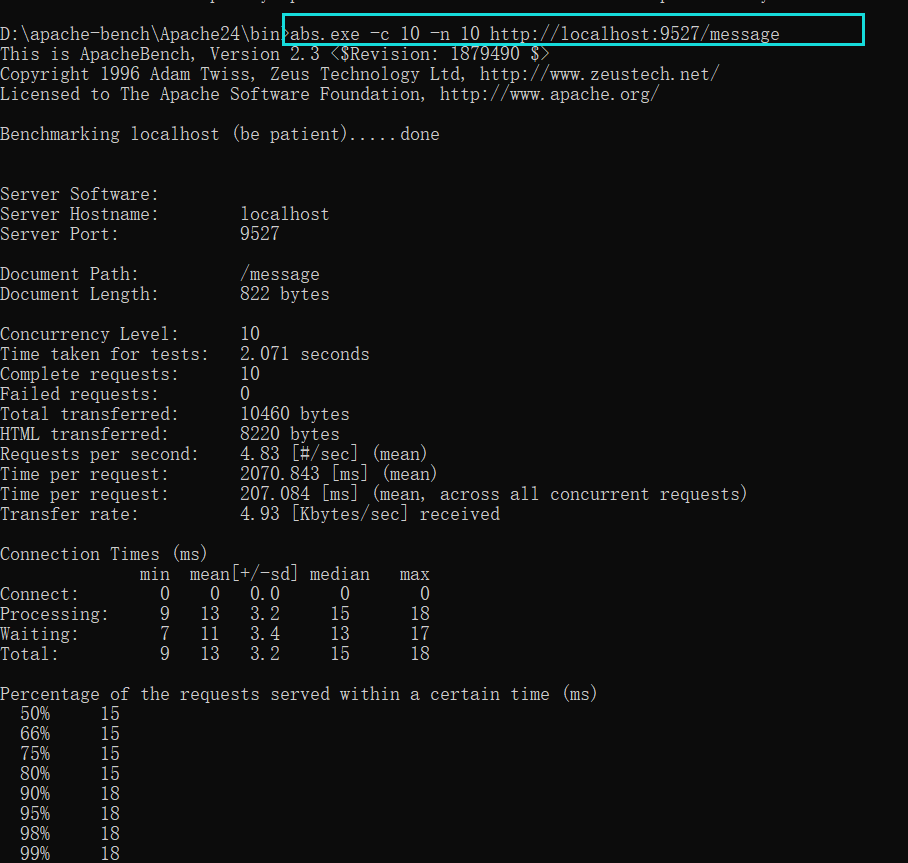 Apache Bench的安装与使用（前端使用apache-bench进行并发测试）_apachebench concurrency level-CSDN博客