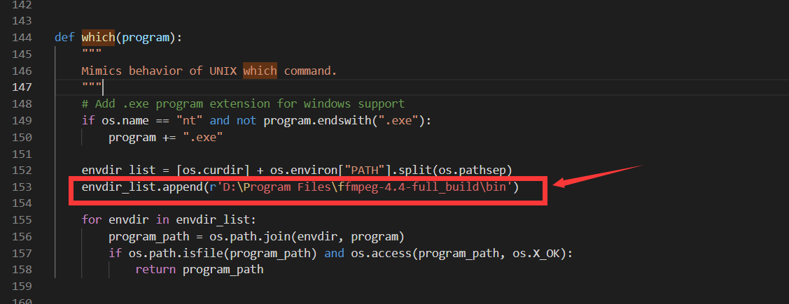 ffmpeg配置问题：Couldn‘t find ffmpeg or avconv - defaulting to ffmpeg, but may not work_an error ...