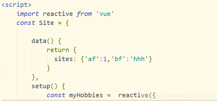 Vue3数据更新数组、对象的方法,使用setup(),vuereactivevue3 更新数组 Csdn博客