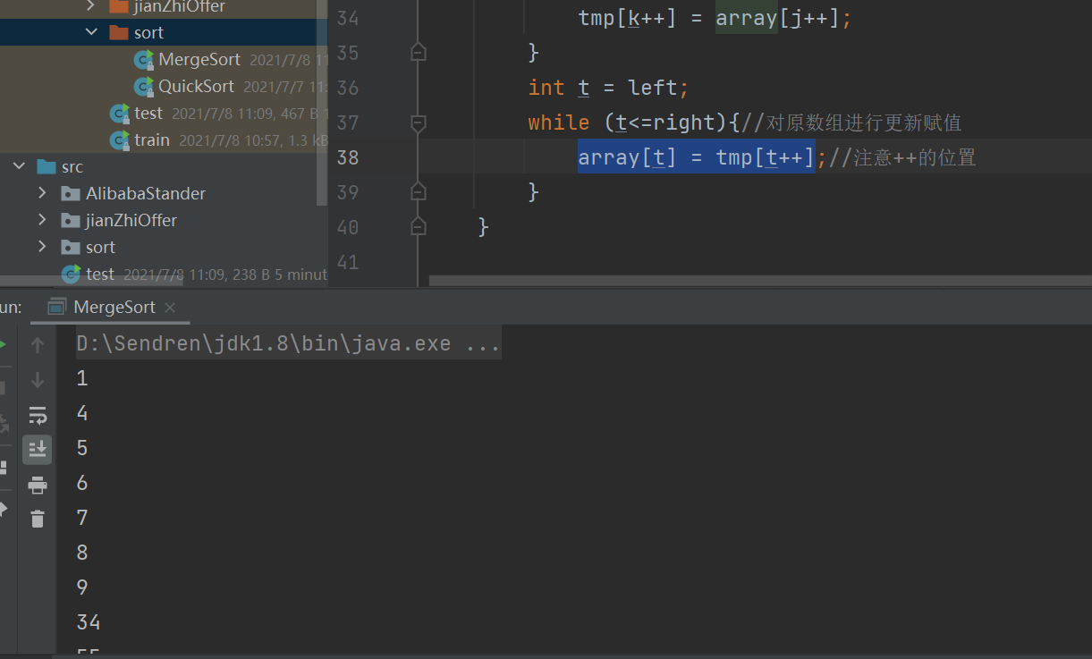 java数组赋值运算时自增自减的问题——a[t] = tmp[t++]和a[t++] = tmp[t]的区别_java ++t + t++-CSDN博客