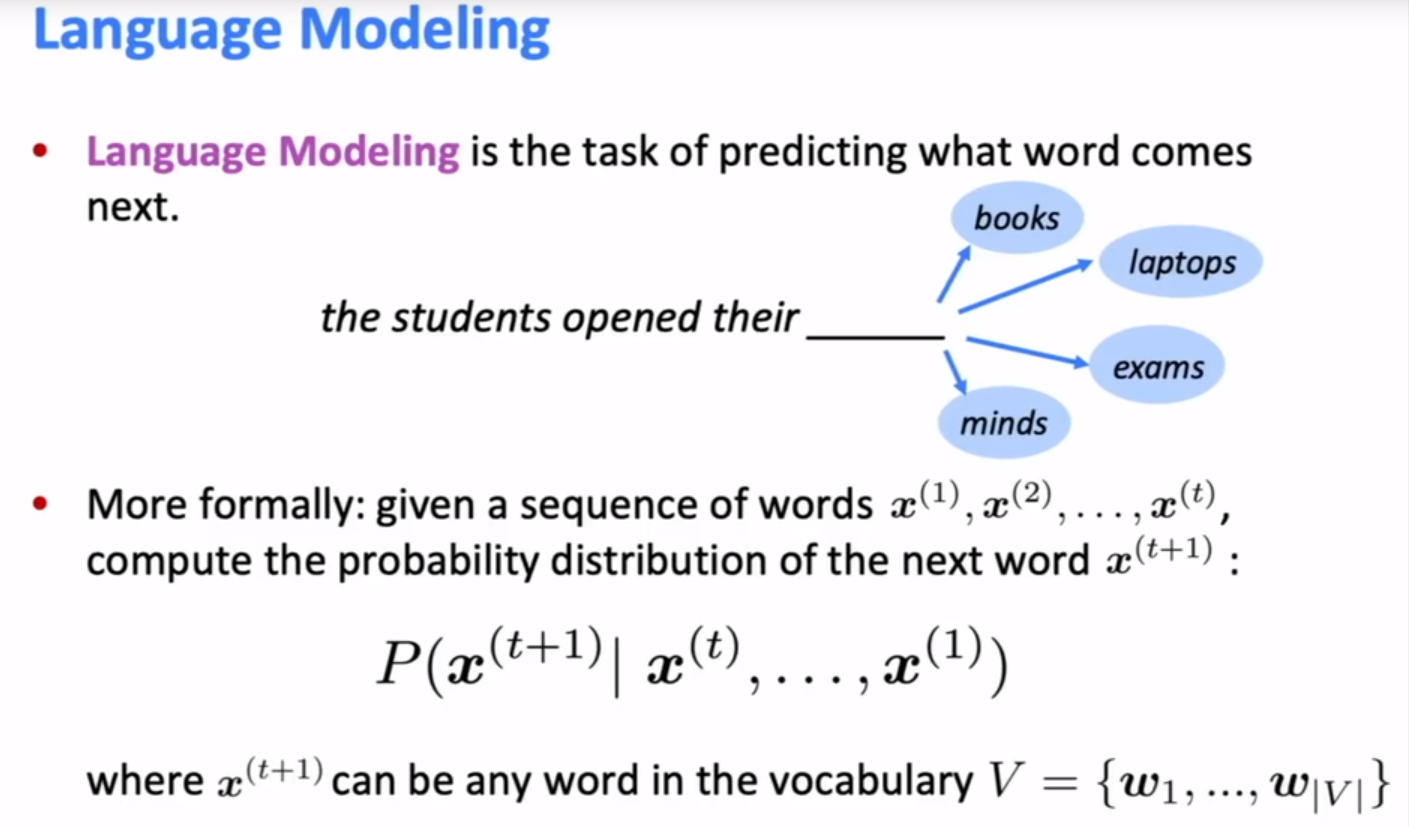 RNN-LM（语言模型与RNN)-基于cs224n的最全总结_rnn lm-CSDN博客