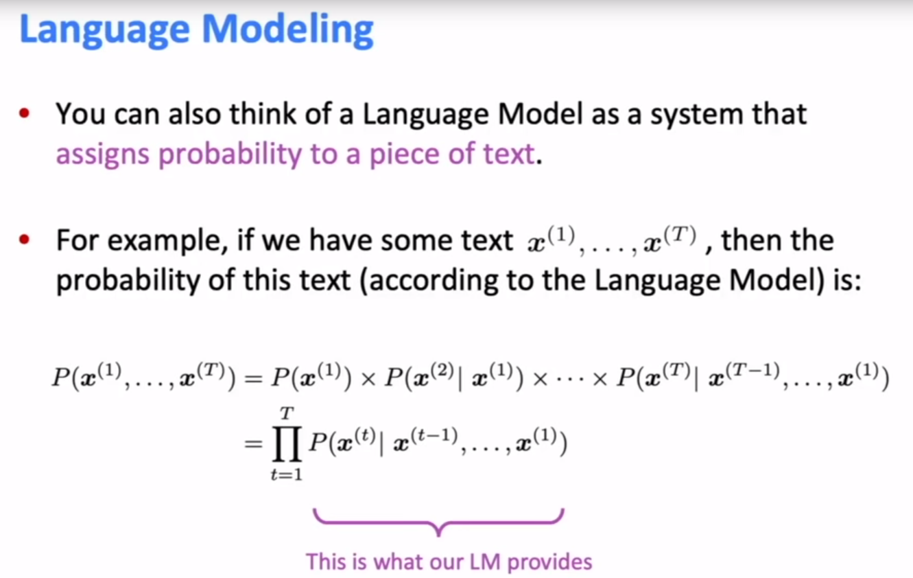 RNN-LM（语言模型与RNN)-基于cs224n的最全总结_rnn lm-CSDN博客