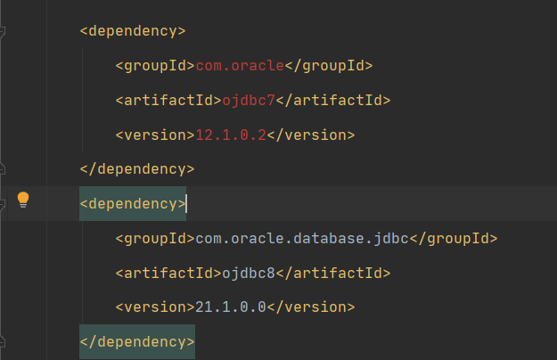 解决Maven：com.oracle:ojdbc7-12.1.0.2.jar在pom文件中无法下载问题_com.oracle:ojdbc7:pom:12.2.0.1-CSDN博客