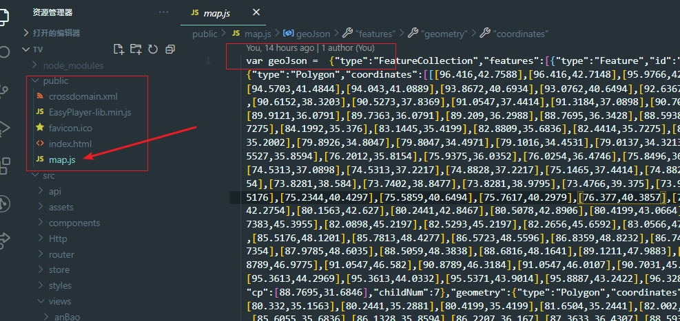 vue项目引入echart地图和使用public文件的json数据_import public下面的json-CSDN博客