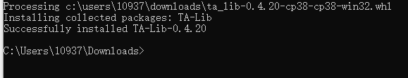Windows安装Ta-lib库_win11 安装talib-CSDN博客