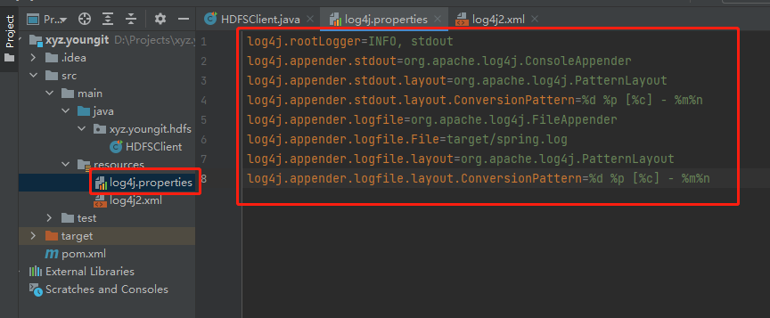 【Hadoop项目】log4j:WARN No appenders could be found for logger (org.apache.htrace.core.Tracer).日志报错 ...