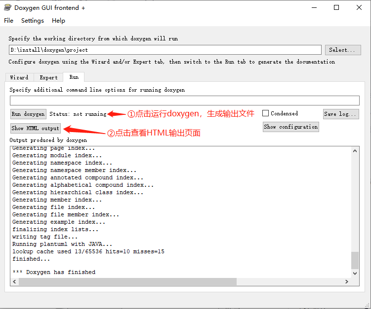 Doxygen配置输出HTML文档_doxygen 生成的html 首页为啥是空的-CSDN博客