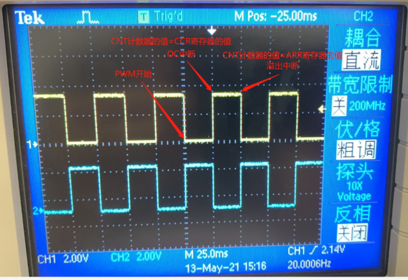 STM32H743+CubeMX-定时器TIM输出PWM（PWM Generation模式）+ 中断_stm32h743 tim8-CSDN博客