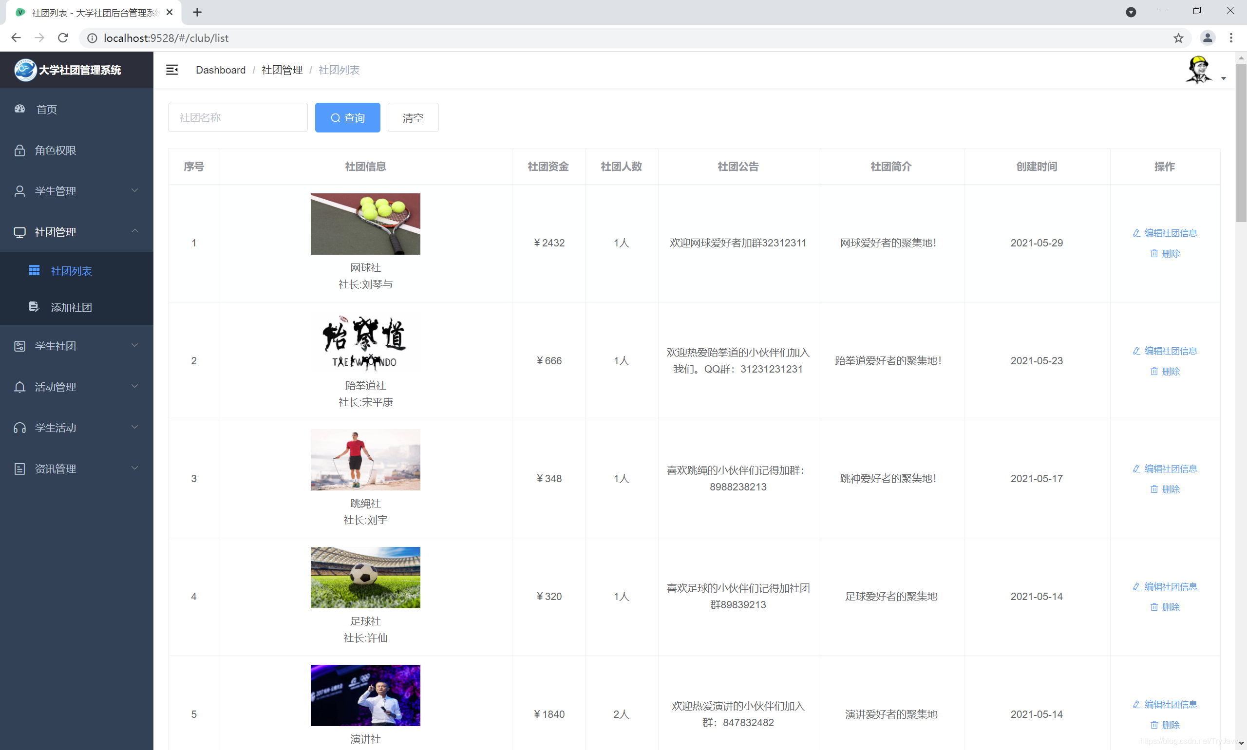 基于springboot的大学社团管理系统的设计与开发基于spring的校园社团活动管理系统的设计与实现的任务书 Csdn博客