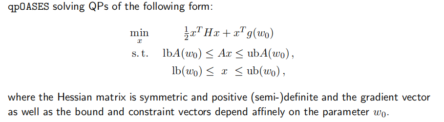 qpOASES的使用案例及对应matlab程序写法例子_qpoases如何获取x和u-CSDN博客