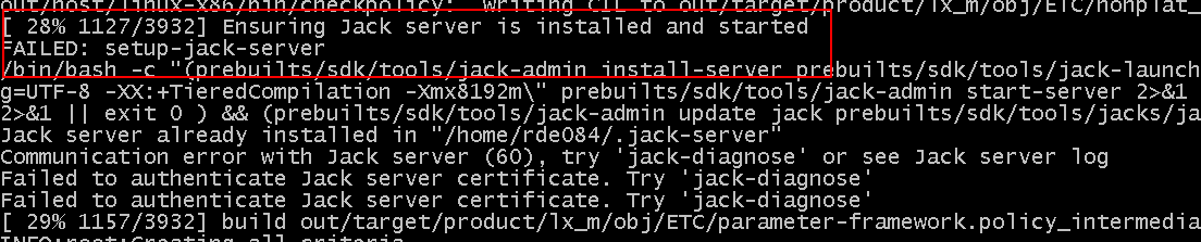 Android编译出现FAILED: setup-jack-server问题的解决办法-CSDN博客