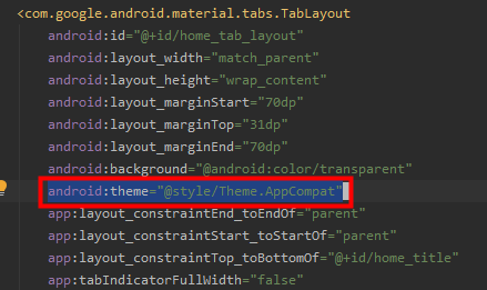 Android 控件-TabLayout-使用报错的问题及其解决方法_error inflating class com.google.android.material.-CSDN博客