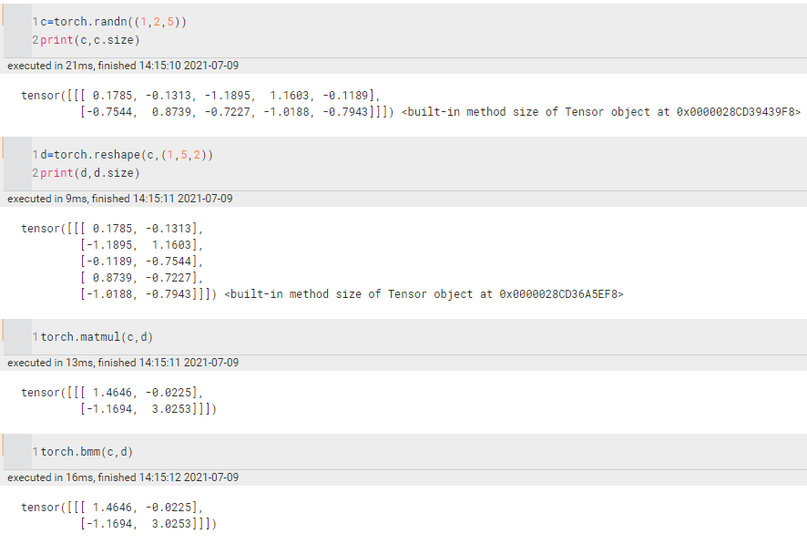 Pytorch笔记：pytorch的乘法pytorch 点乘 Csdn博客