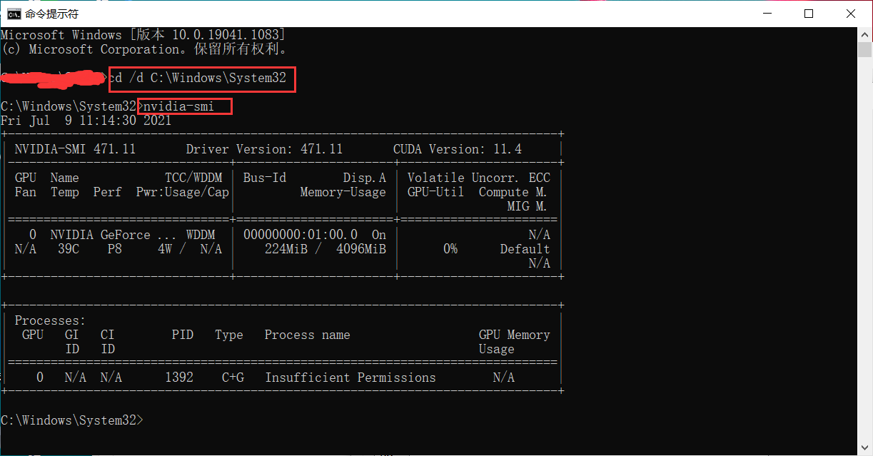 windows10 Failed to initialize NVML: Unknown Error_failed to initialize nvapl with error-CSDN博客