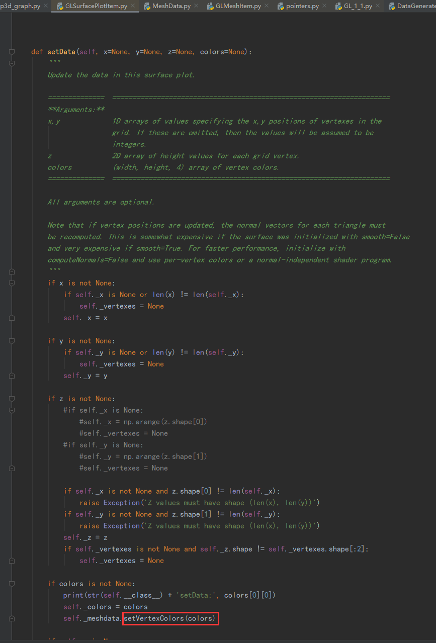 pyqtgraph:GLSurfacePlotItem如何在三维地形表面自定义颜色分布（读取图片给三维平面分区域着色）_给三维地形着色-CSDN博客