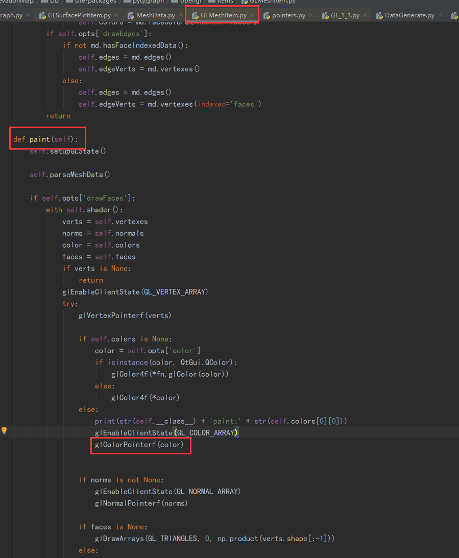 pyqtgraph:GLSurfacePlotItem如何在三维地形表面自定义颜色分布（读取图片给三维平面分区域着色）_给三维地形着色-CSDN博客