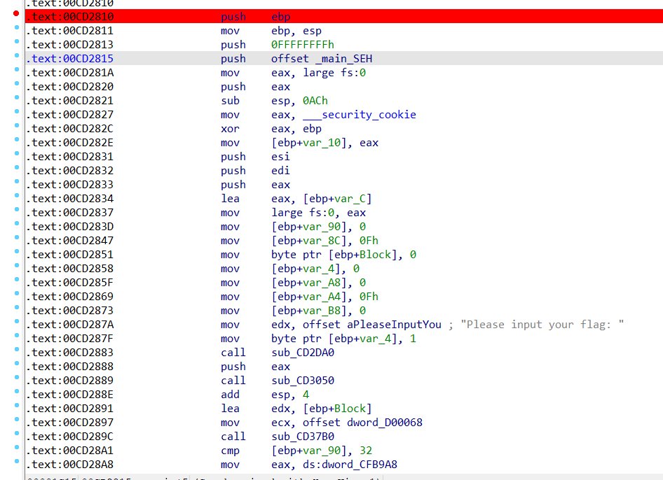 动态调试——[SWPU2019]ReverseMe-CSDN博客