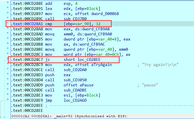 动态调试——[SWPU2019]ReverseMe-CSDN博客