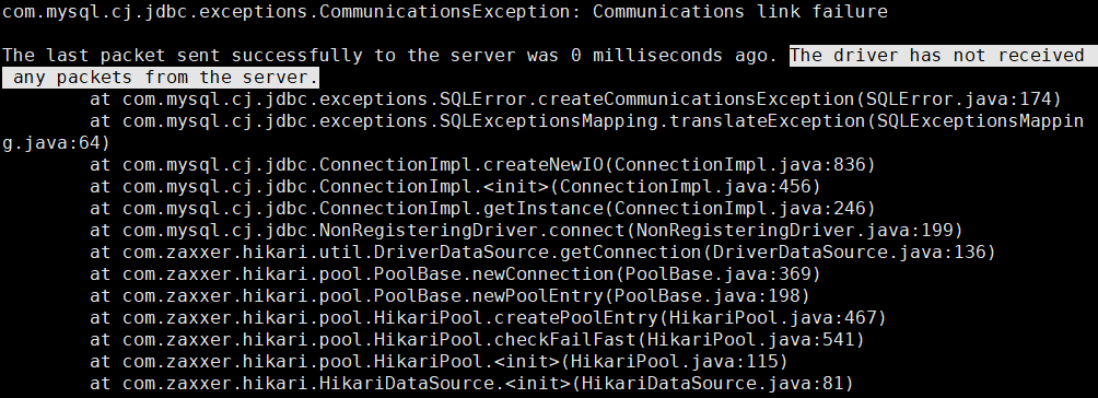 Java启动异常：The driver has not received any packets from the server-CSDN博客