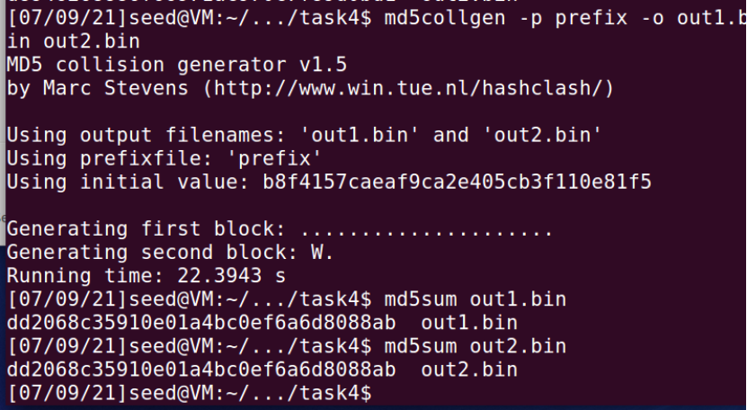 逆向工程实验——pre9（可执行文件的加密md5碰撞lab）md5collgen Csdn博客 
