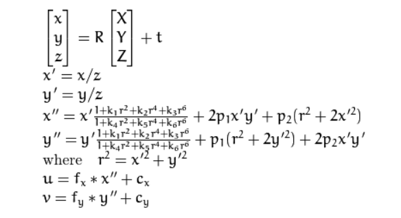 【多视几何】畸变校正公式_opencv 畸变校正公式-CSDN博客