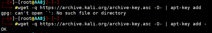 【kali换源后报错：The repository ‘http://old.kali.org/kali moto InRelease‘ is not signed.的解决办法】_the ...
