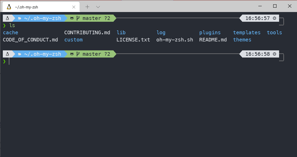 ubuntu 与 windows terminal zsh 美化教程_p10k命令行颜色-CSDN博客