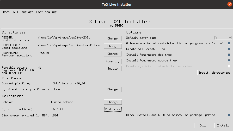 Linux 中 Latex的安装与使用_latex revtex4-1.cls下载-CSDN博客