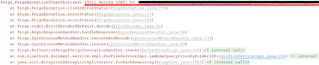 feign.feignException$Unauthorized:[401] during [GET] to xxx...-CSDN博客