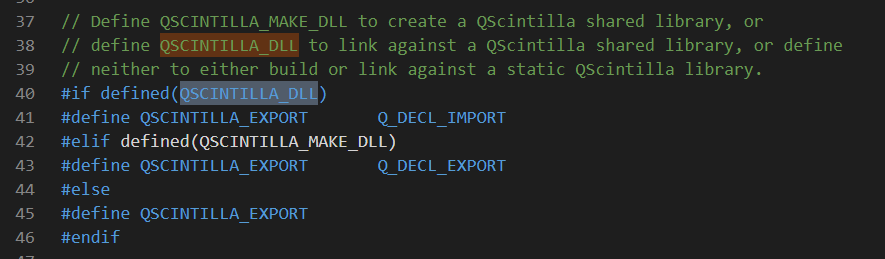 LNK2001: 无法解析的外部符号 “public: static struct QMetaObject const QsciScintilla::staticMetaObject ...